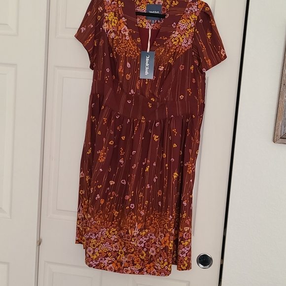 Modcloth | Dresses | Mod Cloth Fall Colored Dress New Side Zip | Poshmark